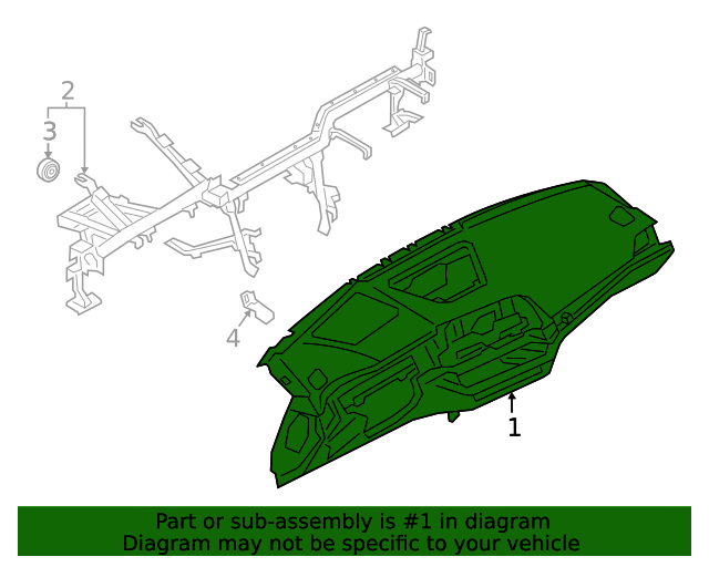 2019-2023 BMW Instrument Panel 51-45-9-476-408 | OEM Parts Online
