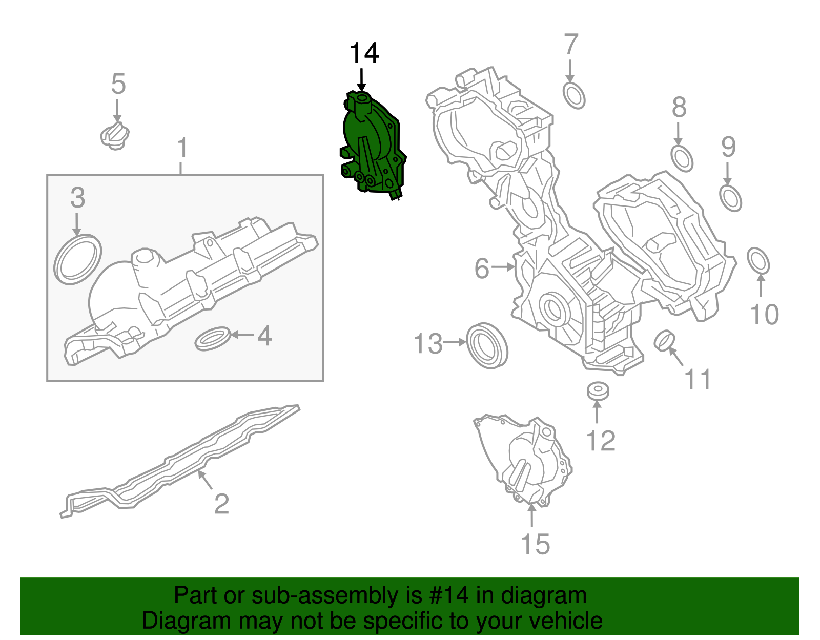 2018-2024 Nissan Cover Assembly 13041-EZ31A | Temecula Nissan Parts