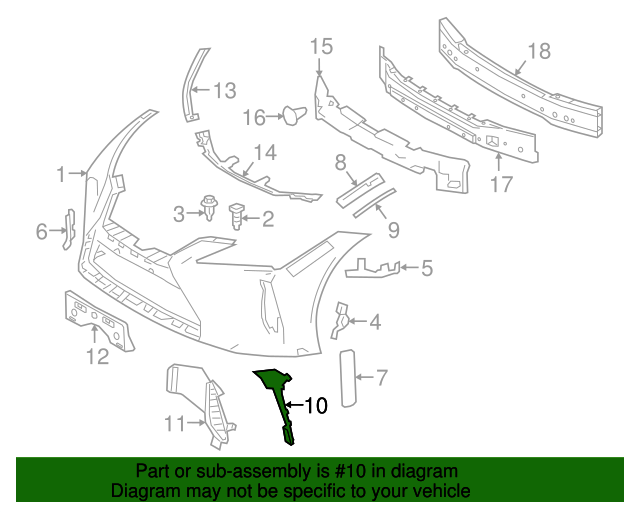 2018-2021 Lexus Trim Molding 52711-11010 | OEM Parts Online