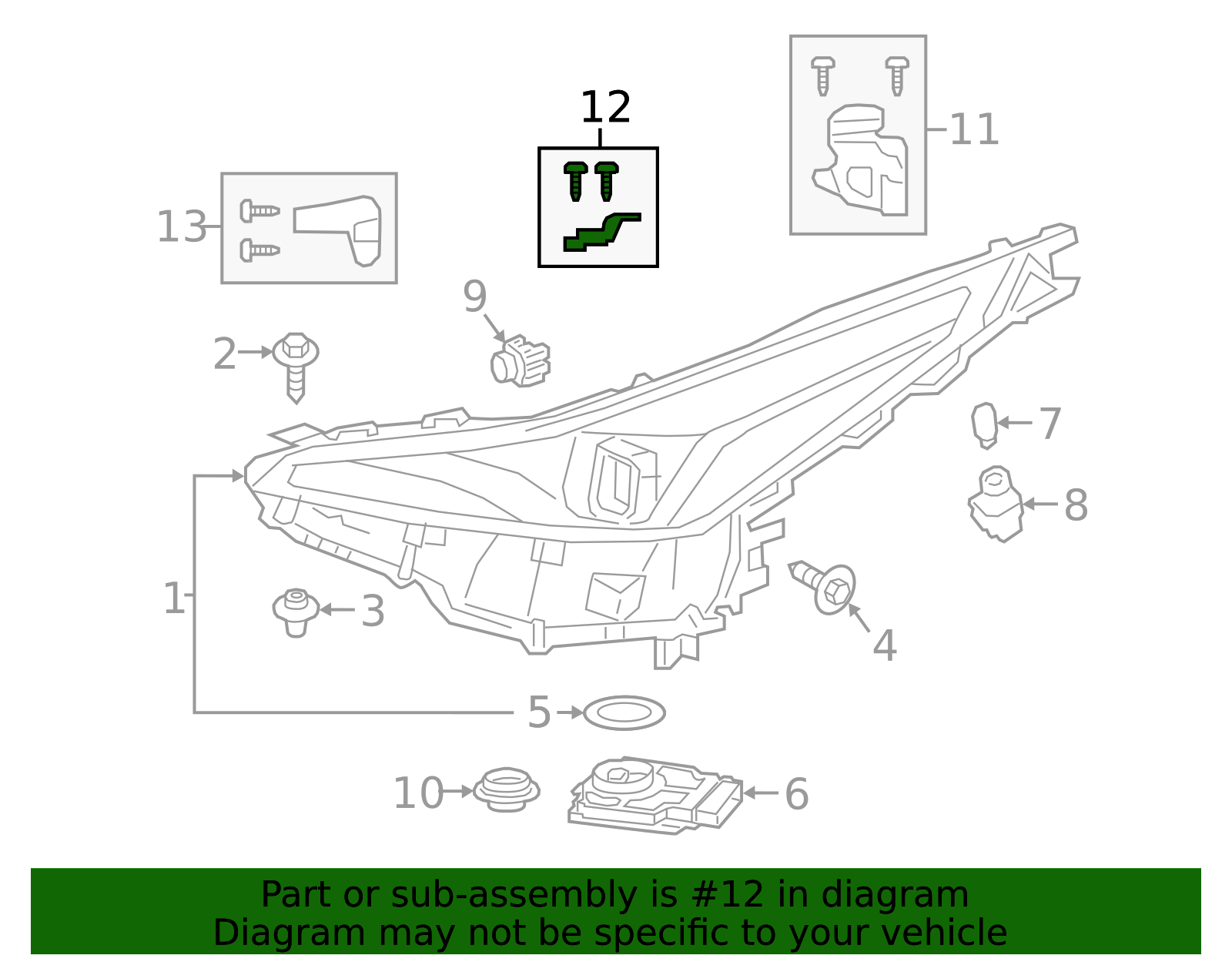 2016-2022 Toyota Repair Bracket 81194-47130 | Toyota Parts Center