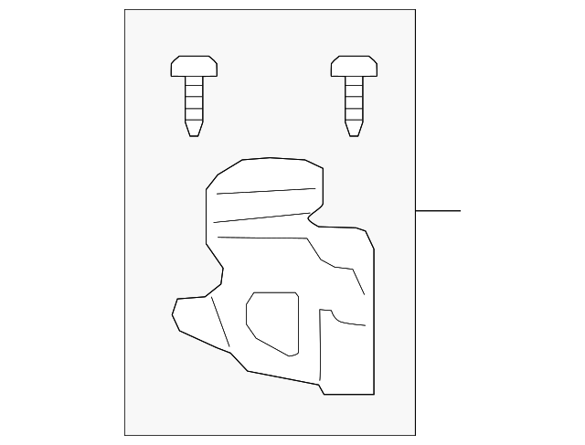 2016-2022 Toyota Repair Bracket 81193-47110 | Toyota Parts Center