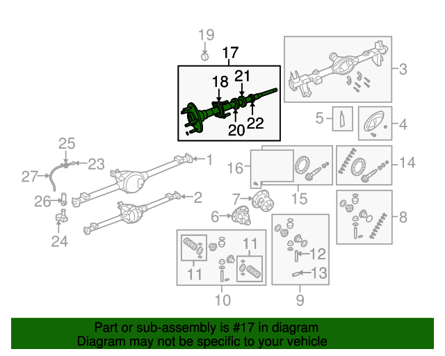 2007-2018 Jeep Axle Shaft 68003272AA | TascaParts.com