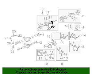 1987-2018 Jeep Washer 83503077 | TascaParts.com