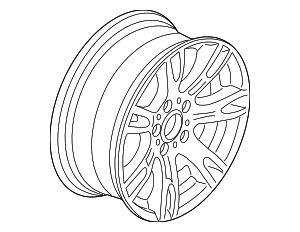 36117842635 - 2013-2015 BMW X1 Wheel, Alloy (36-11-7-842-635) | BMW of ...