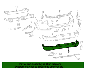 2017-2021 Jeep Compass Bumper Cover 68351583AB | TascaParts.com