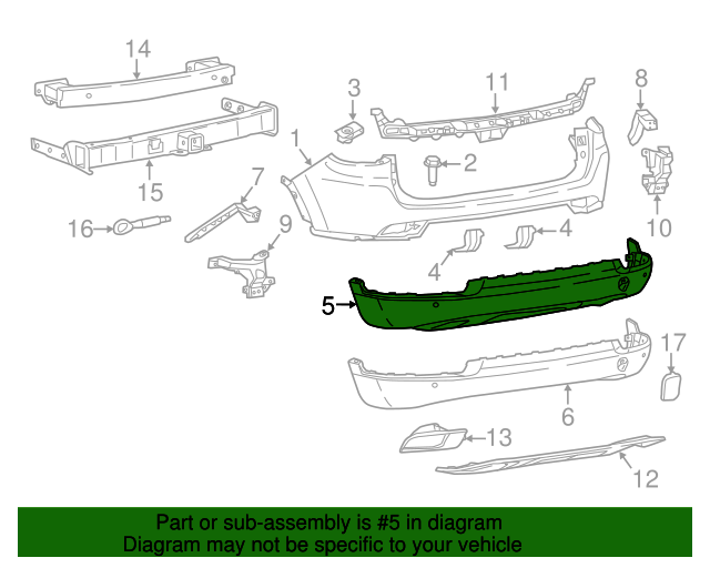 2017-2020 Jeep Compass Lower Cover 5UP46RXFAC | TascaParts.com