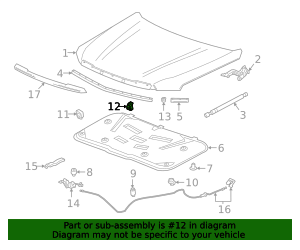 2021-2022 GMC Yukon Hood Front Bumper 84655839 | GMPartsDirect.com