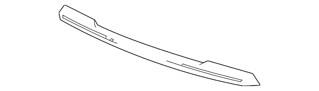 2021-2024 GMC Galvano Silver Hood Front Molding 84341123 GM ...