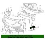 2016-2020 Cadillac CT6 Guide - Driver's Side (LH) 84173400 ...