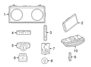 222-905-07-04 - Trunk Switch 2015-2021 Mercedes-Benz | Mercedes-Benz ...