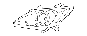81130-33670 - 2007-2009 Lexus ES350 - Composite Headlamp | My L Parts