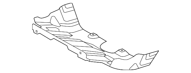 2005-2021 Toyota Tacoma Radiator Support Splash Shield 51405-04010 ...