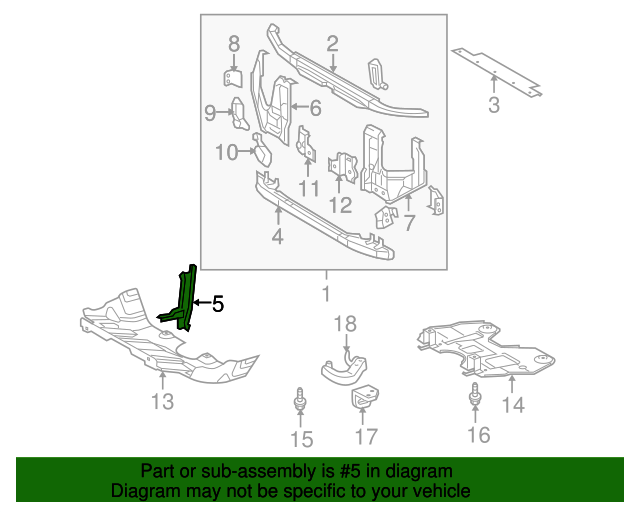 53209-04020 - Hood Latch Support - 2012-2015 Toyota Tacoma | OEM ...