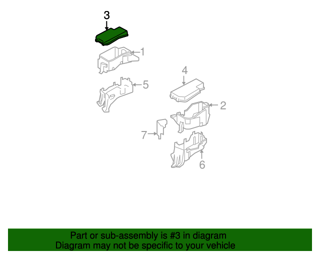 2006-2008 Toyota RAV4 Upper Cover 82662-0R040 | Toyota Parts Center