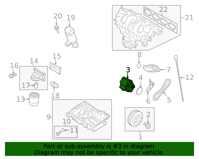 2012-2023 Ford Oil Pump F2GZ-6600-A | Blue Springs Ford Parts