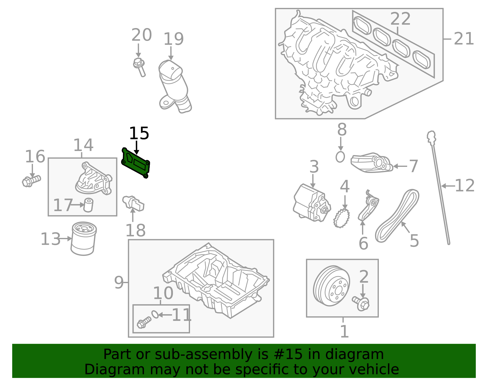 FB5Z-6840-A - Adapter Gasket 2015-2020 Ford | Ford Parts Direct