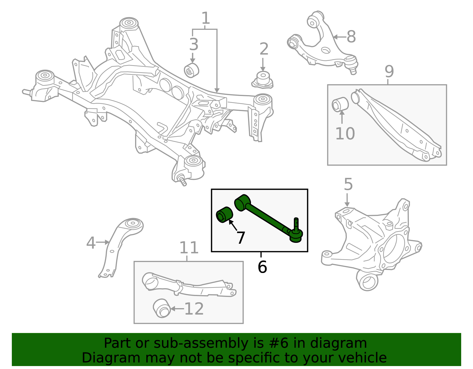 20250FL010 - Lateral Arm - 2017-2021 Subaru | World OEM Parts Subaru
