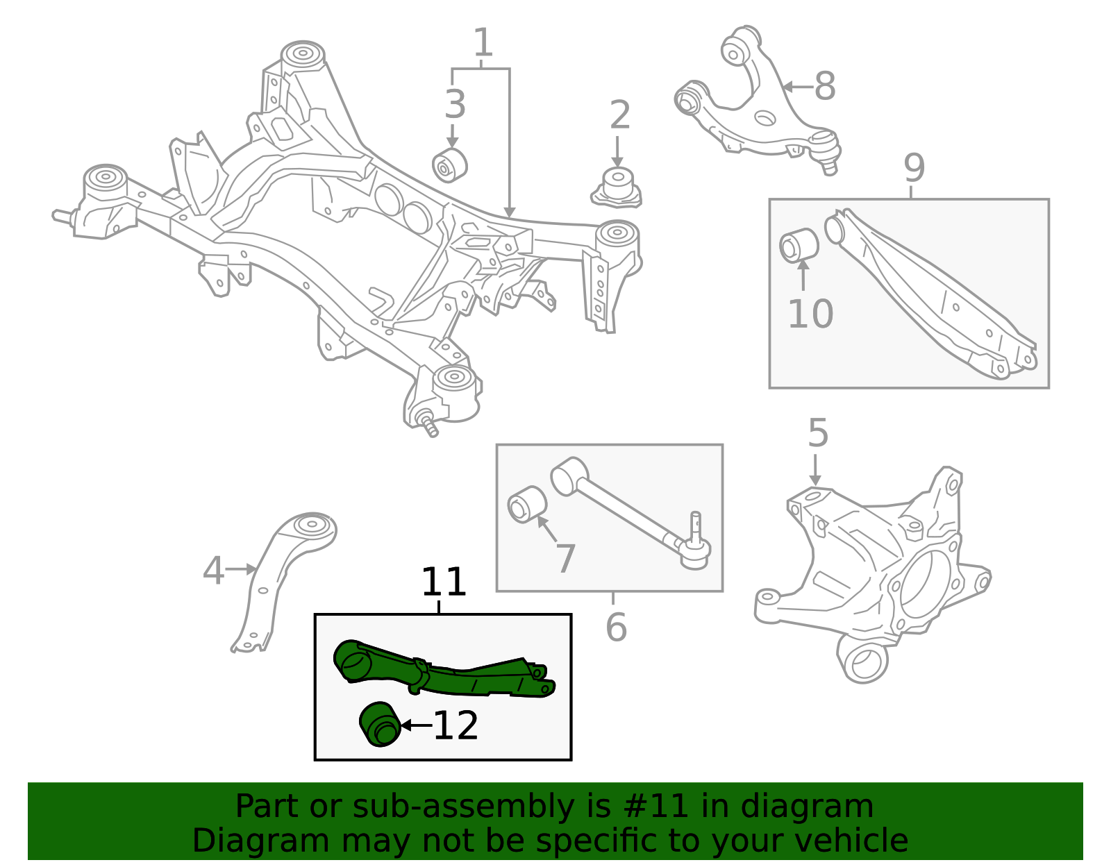 20250XC00A - 2019-2024 Subaru - Trailing Arm | Subaru Parts HQ