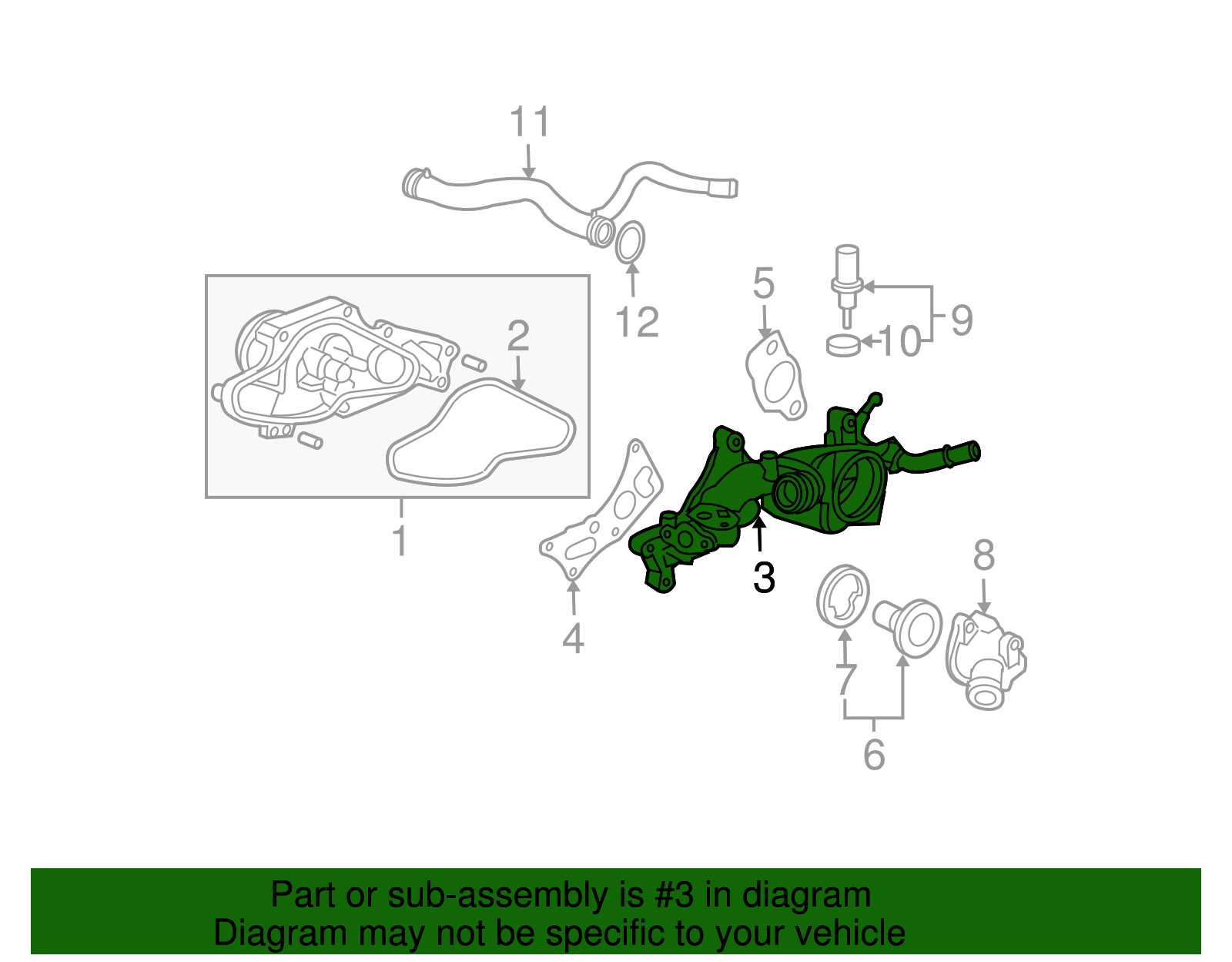 19410-RN0-A00 - Passage Water - 2009-2015 Honda | Genuine Honda Parts