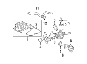 19410-RN0-A00 - Passage Water - 2009-2015 Honda | Genuine Honda Parts