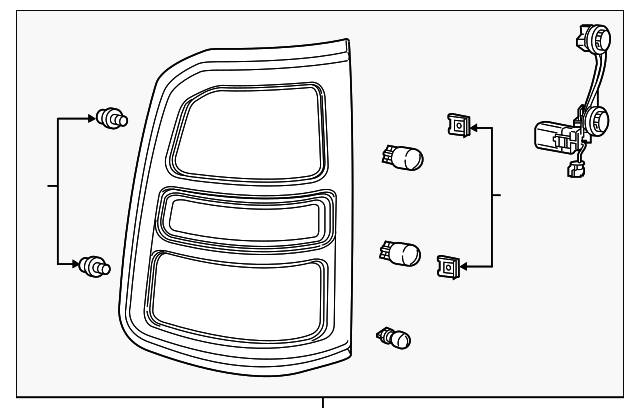 2019-2023 Ram 1500 Lamp 68261576ae | TascaParts.com