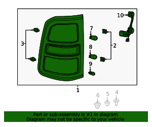 2019-2023 Ram 1500 Lamp 68261577ae | TascaParts.com