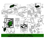2010-2016 Cadillac SRX Air Conditioning Evaporator Core Kit 22779793 ...