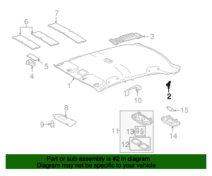 2006-2013 Toyota Headliner Clip 90467-05164-E2 | Toyota Parts Center