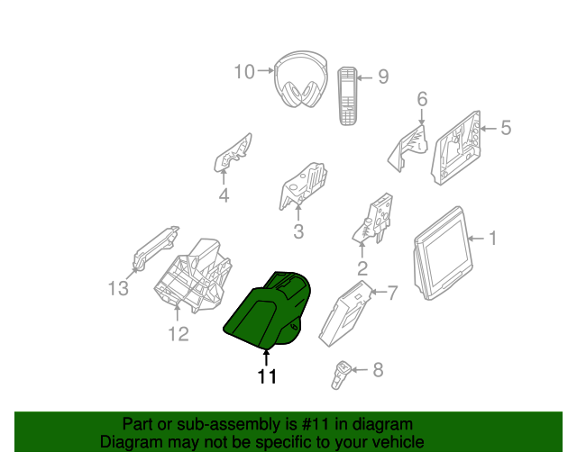 204-680-10-31-9051 - Housing 2010-2012 Mercedes-Benz GLK 350 | Mercedes ...