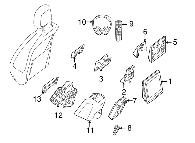 204-680-10-31-9051 - Housing 2010-2012 Mercedes-Benz GLK 350 | Mercedes ...