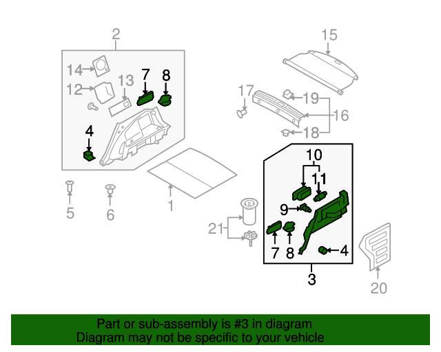 85730-2S000-9P - Side Trim - 2010-2013 Hyundai Tucson | World OEM Parts ...
