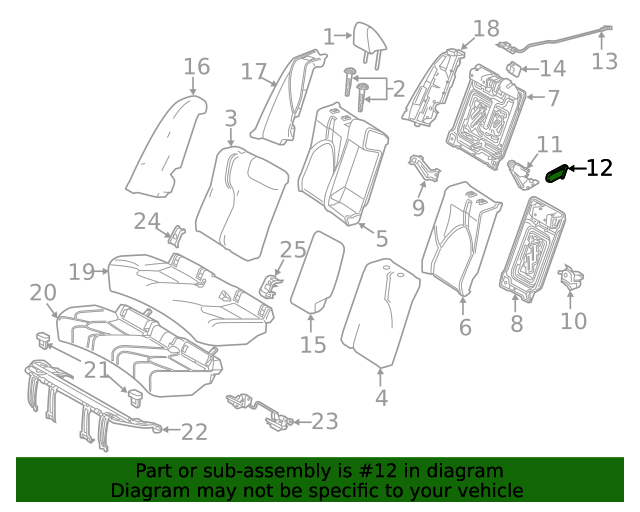71349-06040-B1 - Hinge Cover - 2018-2021 Toyota Camry | Lithia Toyota Parts