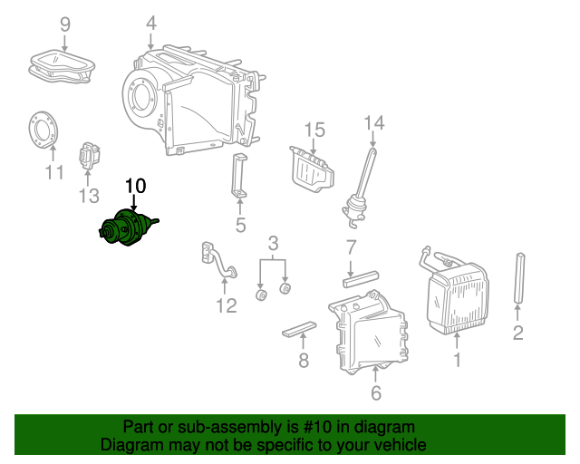 1997-2024 Ford Blower Motor XC2Z-19805-BA | TascaParts.com