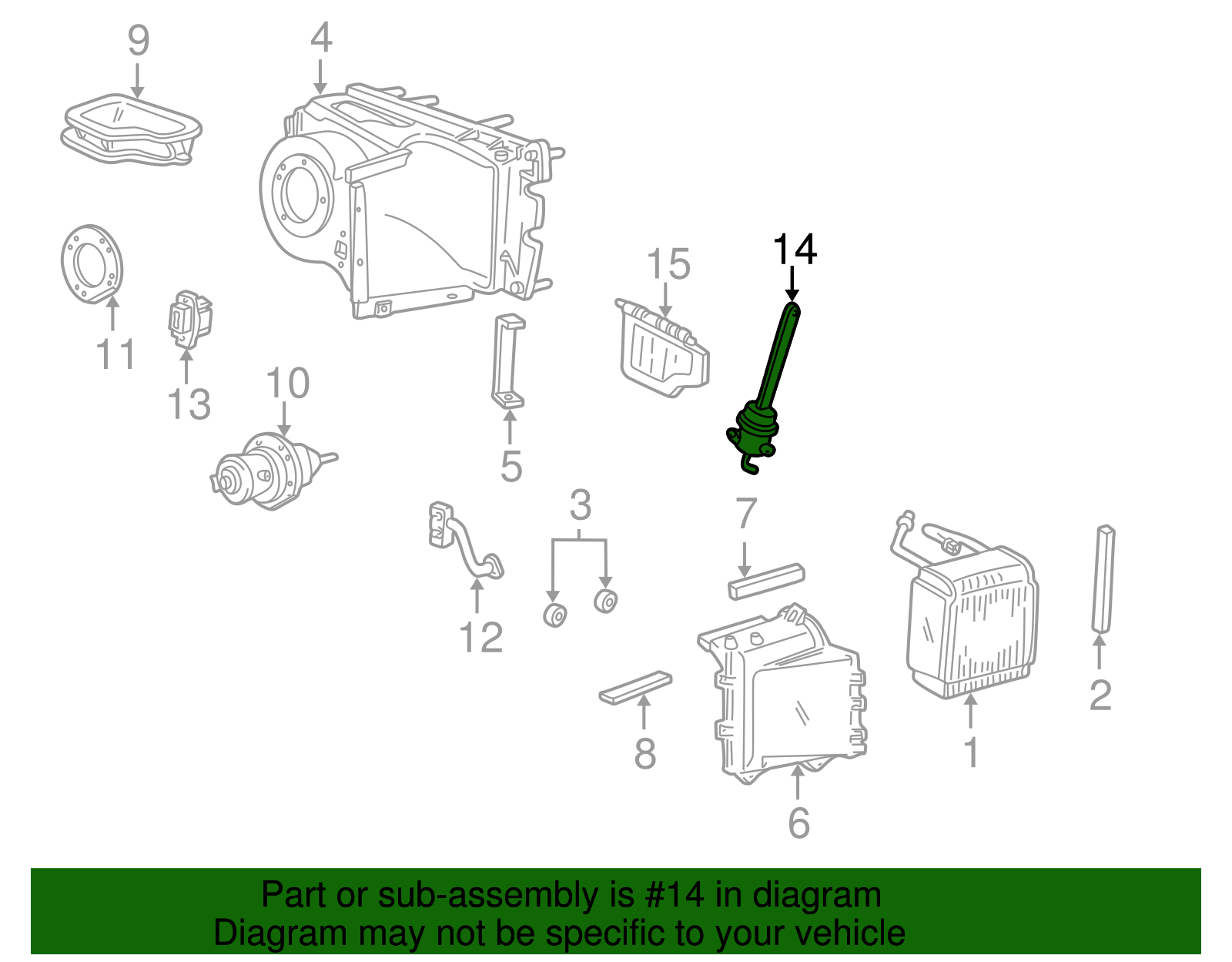 1992-2025 Ford Vacuum Motor F2UZ-18A318-B | QuirkParts