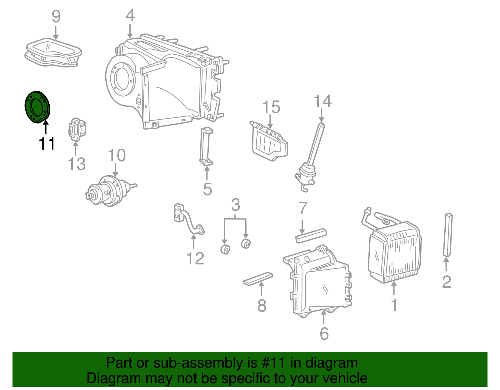 F5TZ-18N260-A - Blower Motor Seal 1995-2025 Ford | Big 3 Auto Parts