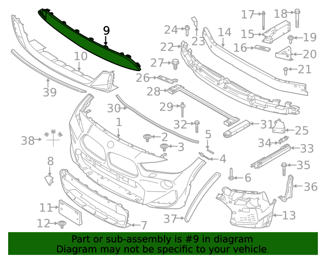 Genuine BMW 51-11-8-089-907 | Outer Cover | FREE Shipping on Most ...