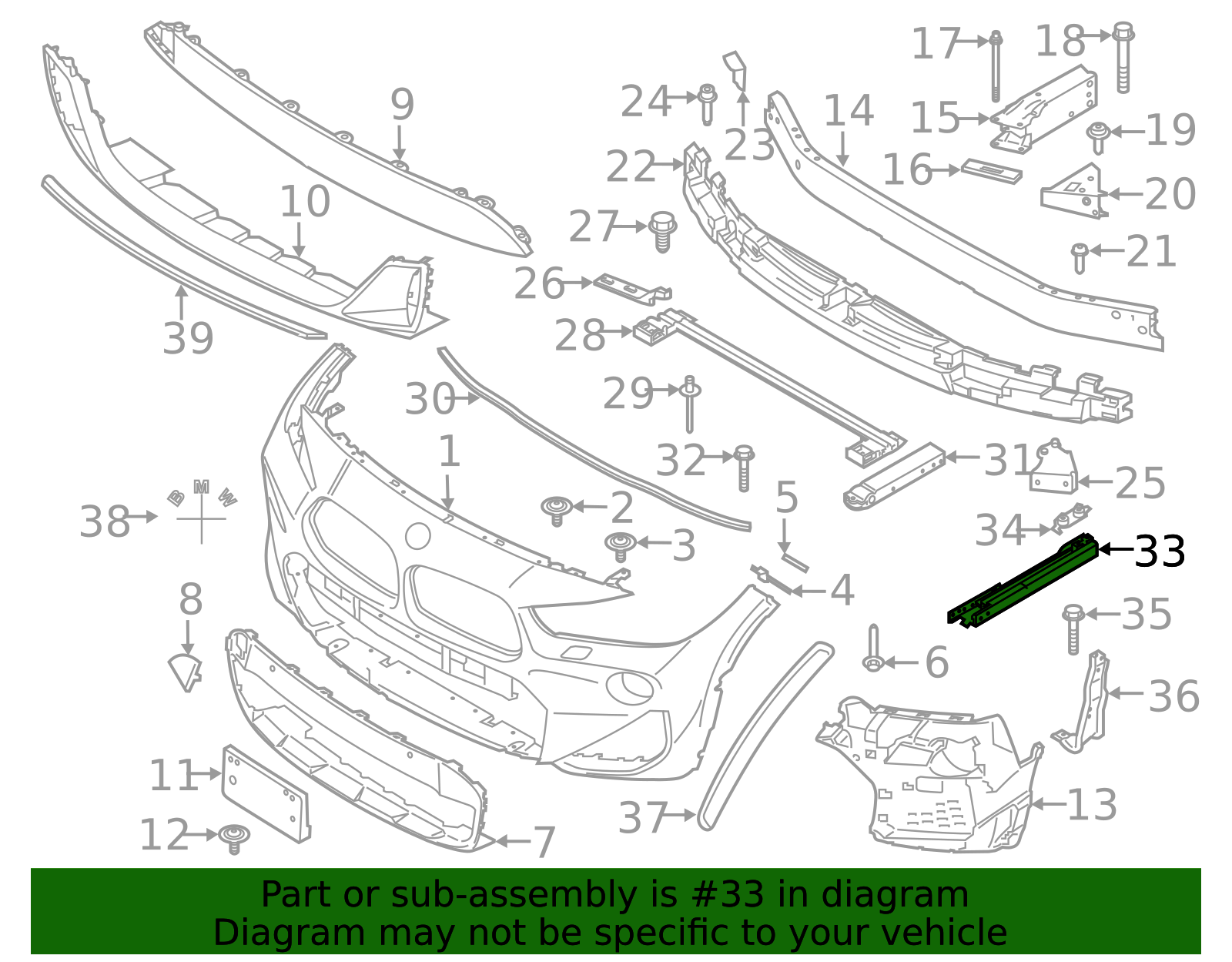 51-11-7-368-478 - Lower Bracket 2016-2024 BMW | AutoNation Parts