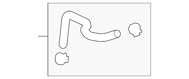 2016-2023 Nissan TITAN XD Power Steering Reservoir Hose 49717-EZ40C ...