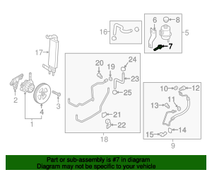 2016-2019 Nissan Shutter Bolt 08146-6252G | TascaParts.com
