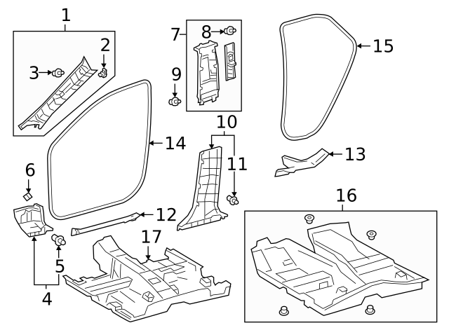 2019-2024 Lexus Door Sill Plate 67910-76010-C0 | AutoNationParts.com