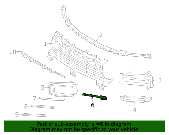 2019-2022 Porsche Cayenne Upper Molding 9Y0-807-824-OK1 | Gaudin ...