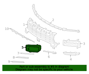 2019-2020 Porsche Cayenne Inner Duct 9Y0-807-161-B | Sunset Porsche Parts