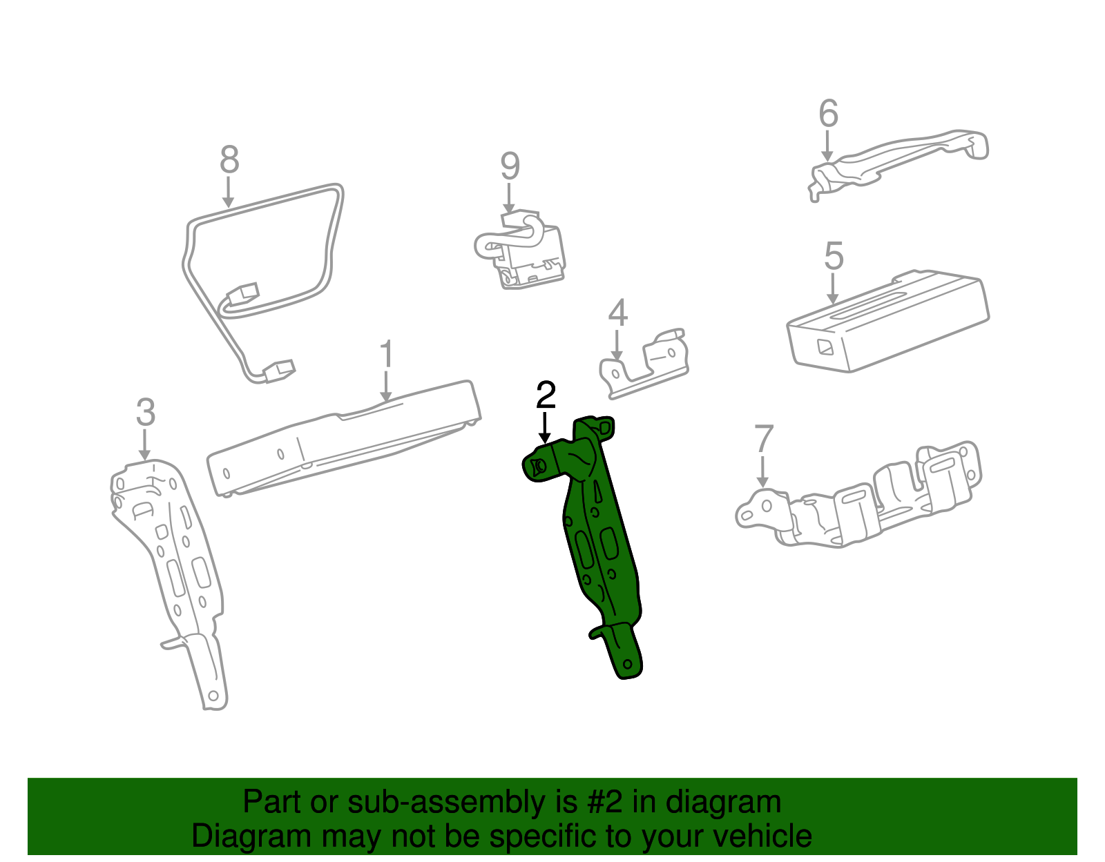 86211-76110 - High-Quality AM/FM CD Mount Bracket for 2014-2017 Lexus ...