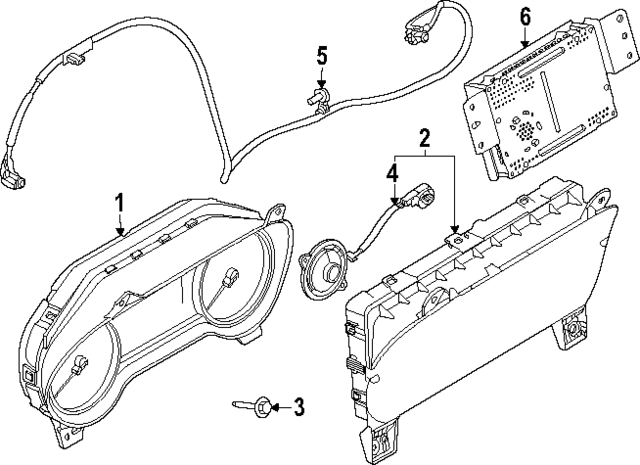 2023-2024 Ford Speaker PC3Z-18808-A | TascaParts.com