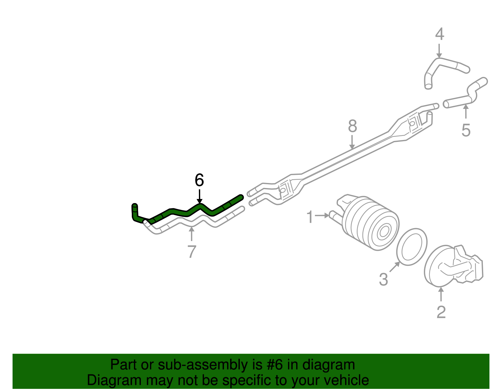 14055-JW90A - Water Hose 2011-2024 Nissan GT-R | Nissan Parts ...