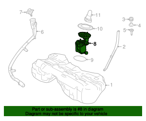 16119468602 - 2017-2022 BMW Fuel Pump (16-11-9-468-602) | BMW of South ...