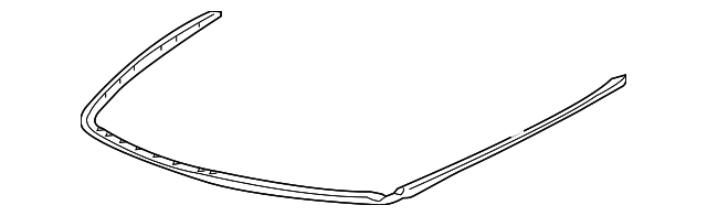 2014-2018 Jeep Cherokee Weatherstrip 68103103AB | TascaParts.com