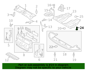 2010-2020 Ford Headlamp Assembly Screw W714994S900 | TascaParts.com