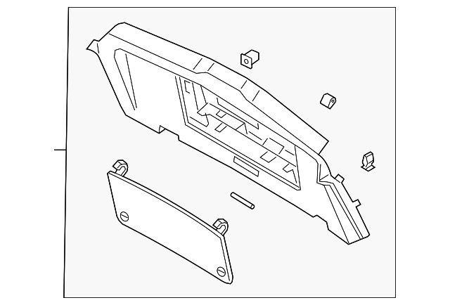 2019-2023 Porsche Cayenne Lower Trim Panel 9Y0-867-973-E-OS1 | Porsche ...