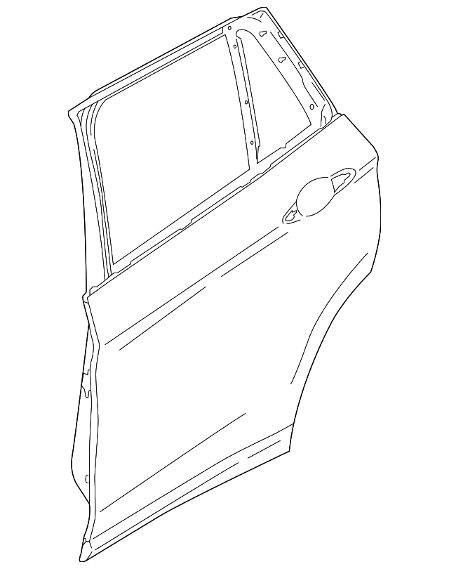 41007461352 - 2016-2021 BMW X1 Door Shell (41-00-7-461-352) | BMW of ...